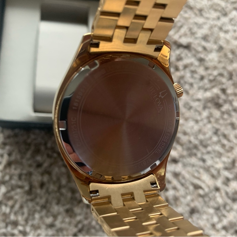 Bulova Accutron Ii Surveyor Gold Dial Men's 41mm Watch - Gem